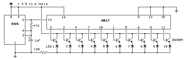IC Decade Counter 4017 ~ CARA MUDAH BELAJAR ELEKTRONIKA DIGITAL